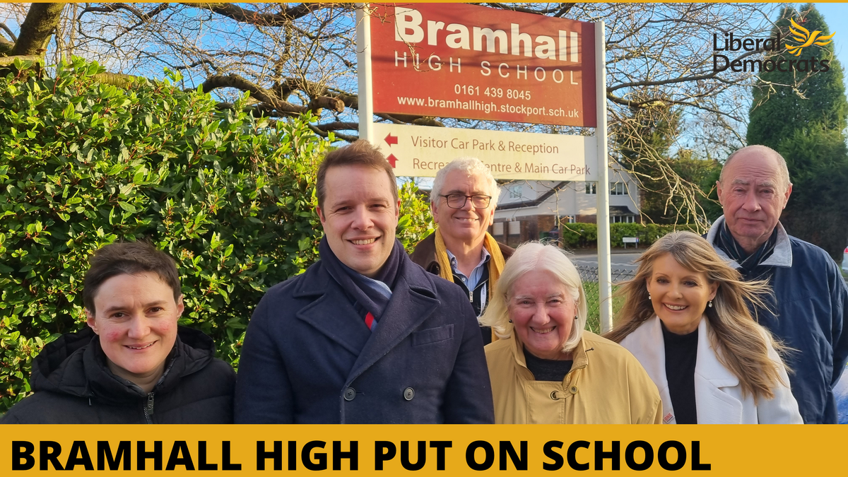 Bramhall High School Campaign Success - Cheadle Liberal Democrats